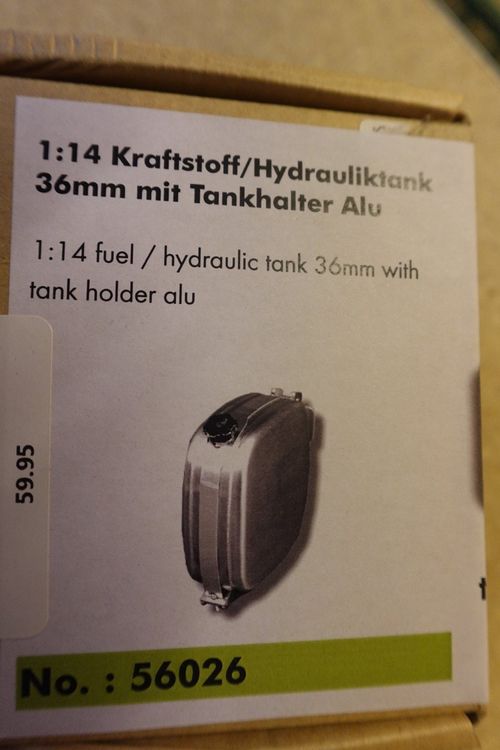 Thicon Models 56026 1:14 Kraftstofftank 1 St. (Neu und originalverpackt ...