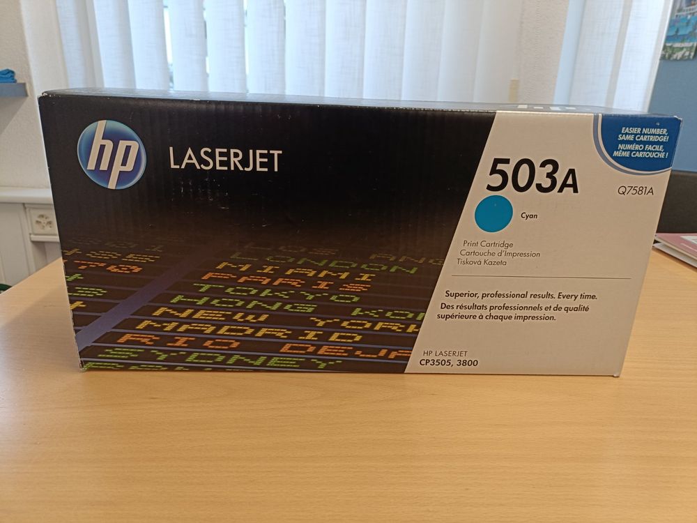 HP 503 A cyan (Neu und originalverpackt) in Zofingen für CHF 20 – mit ...