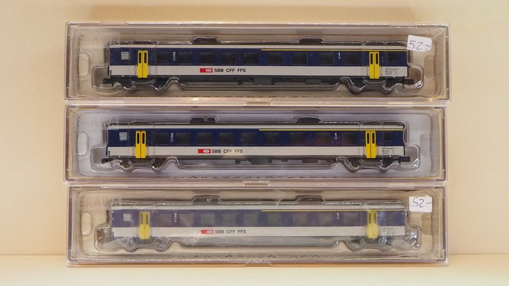 3 Brawa SBB NPZ-Wagen 1.-2. Kl (Gebraucht) in Fraubrunnen für CHF 98 ...