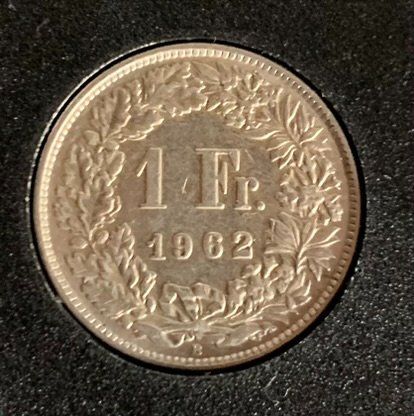 1962 Münze 1 Franken Silber | Kaufen auf Ricardo
