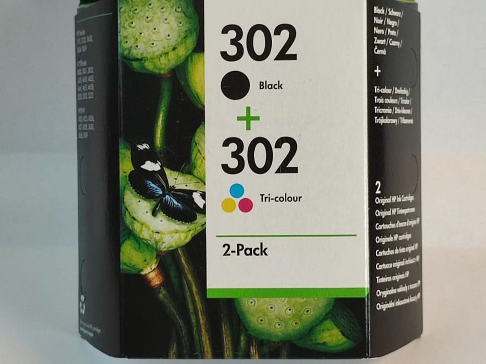 hp 302 2-Pack Black + Tri-colour (Neuf avec emballage d'origine) à ...