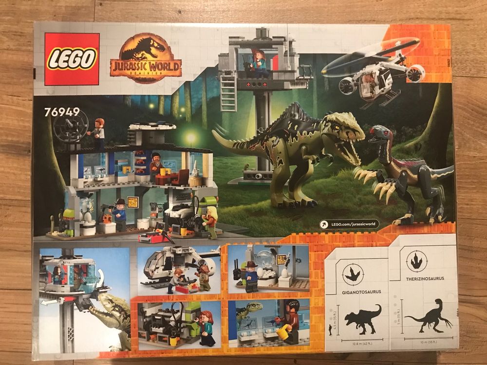 lego 76949 jurassic world giganotosaurus & therizinosaurus | Kaufen auf ...