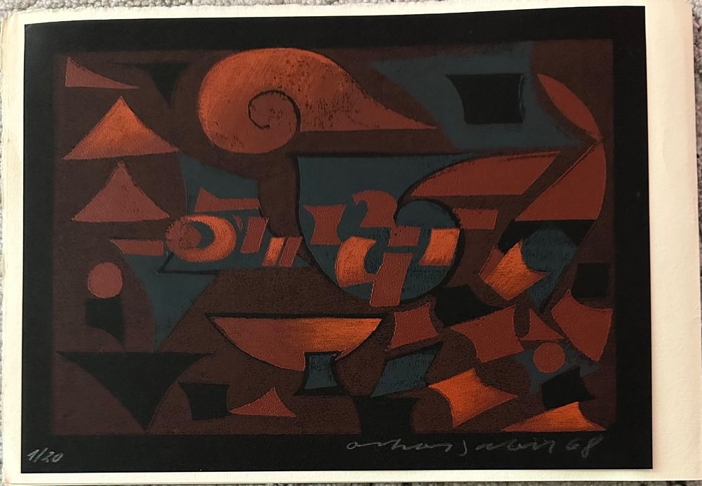 Oskar Dalvit (1911-1975) Holzschnitt Handsig | Kaufen auf Ricardo