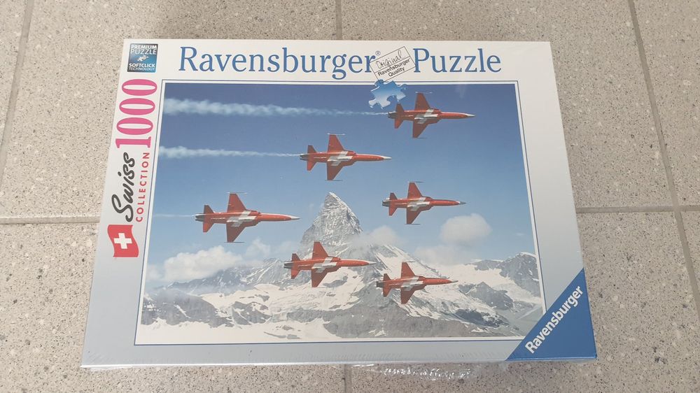 Ravensburger Puzzle 1000 Teile (Patrouille Suisse) (Neu und originalverpackt) in Stäfa für CHF 1 ...