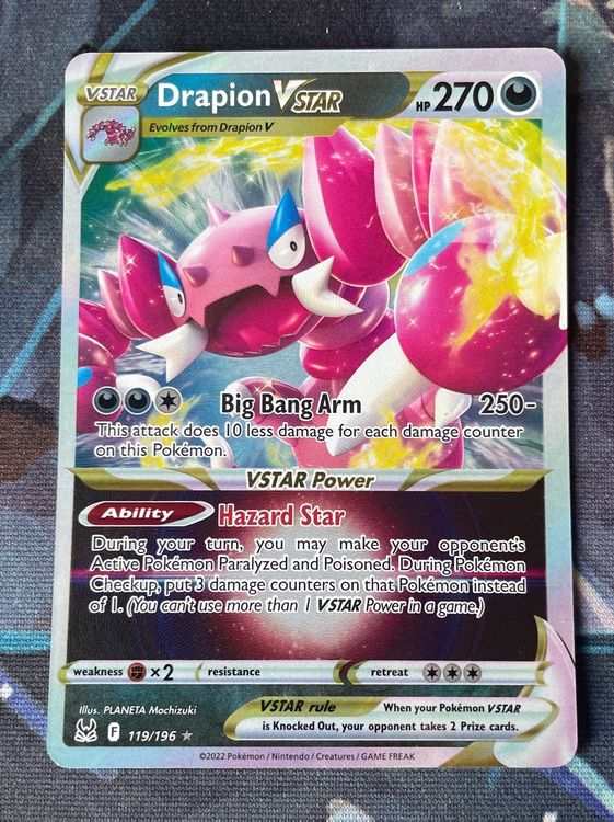 Pokemon - Drapion VSTAR 119/196 | Kaufen auf Ricardo