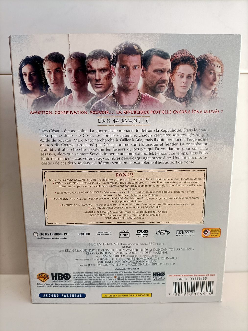 11 DVD Rome (série TV HBO) intégrale saisons 1&2 (fr/uk/de) (D'occasion ...