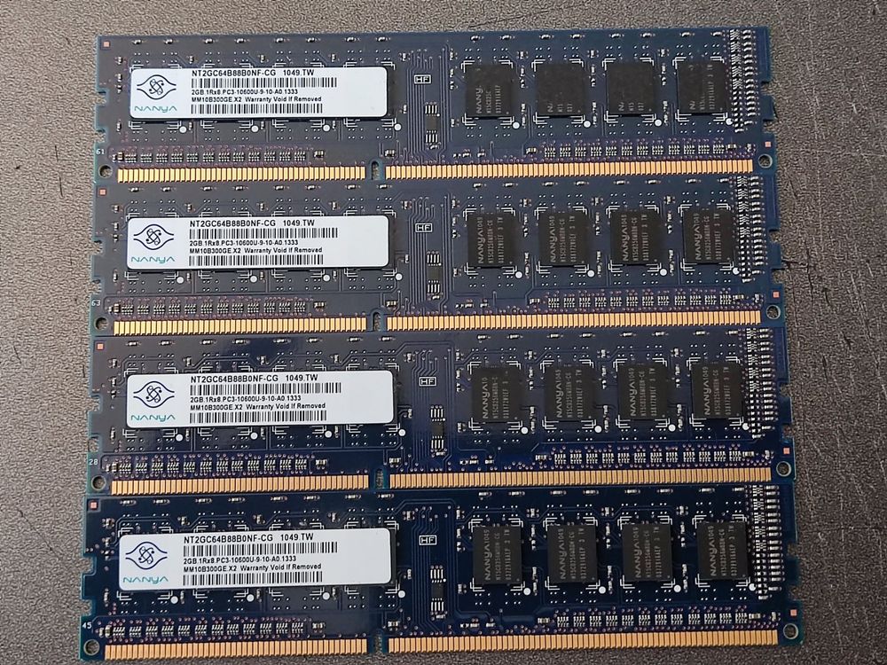 8 GB DDR3-RAM 240-pin PC3-10600U non-ECC 1333 MHz (Gebraucht) in ...