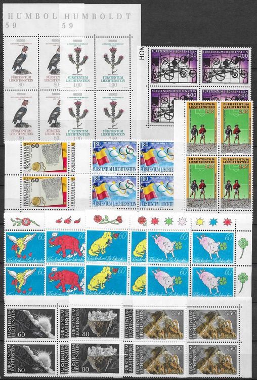 Aus 1994:Liechtenstein 20 Viererblock ** | Kaufen auf Ricardo