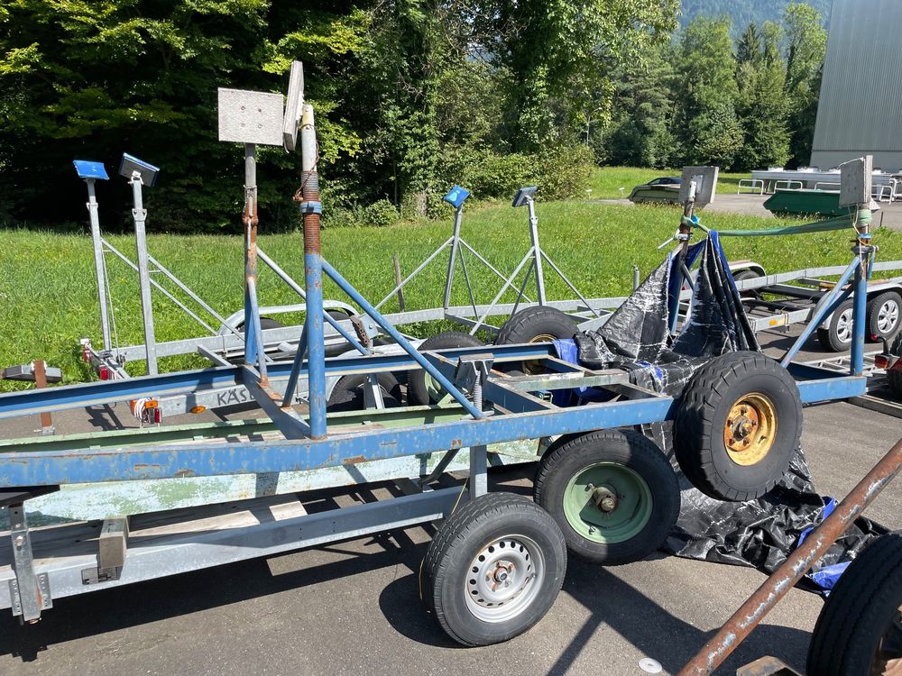 Diverse Bootsanhänger und Lagerbock (Gebraucht) in für CHF 2 – nur ...