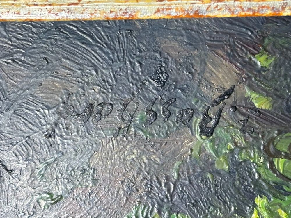 Öl Gemälde Landschaft von Johann Michael Bosshard (Gebraucht) in ...