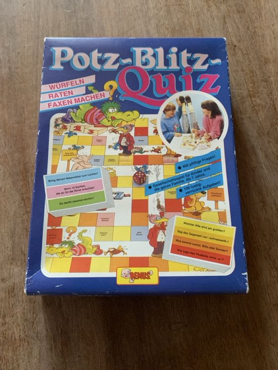 Potz-Blitz-Quiz: Familienspiel für unterhaltsame Abende! (Gebraucht) in ...