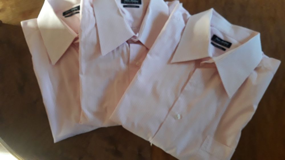 Weis/Rosa gestreifte Hemden von Luca Maldini/9Stück | Kaufen auf Ricardo