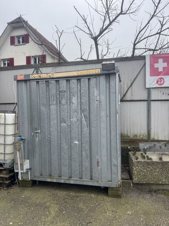 Condecta Materialcontainer mit Schraubstock | Kaufen auf Ricardo