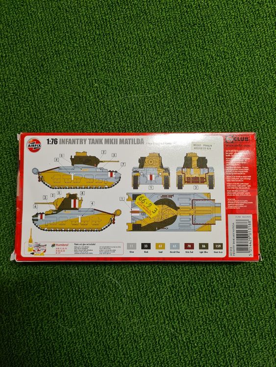 Airfix 1:76 Infantry Tank MKII Matilda - Neu und OVP (Neu (gemäss ...