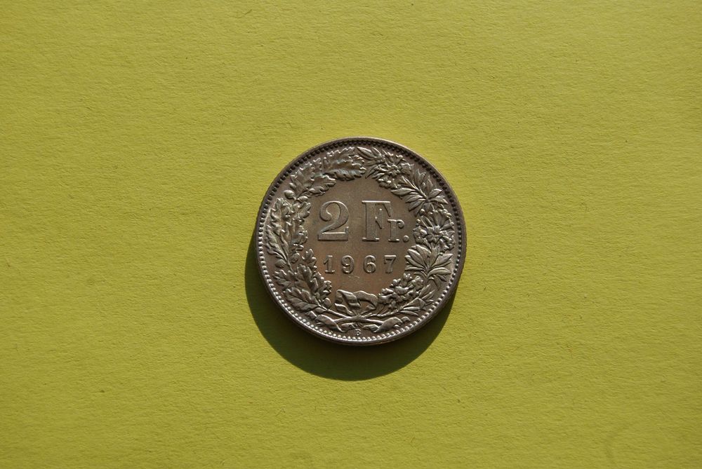1 Münze 2 Franken 1967 | Kaufen auf Ricardo
