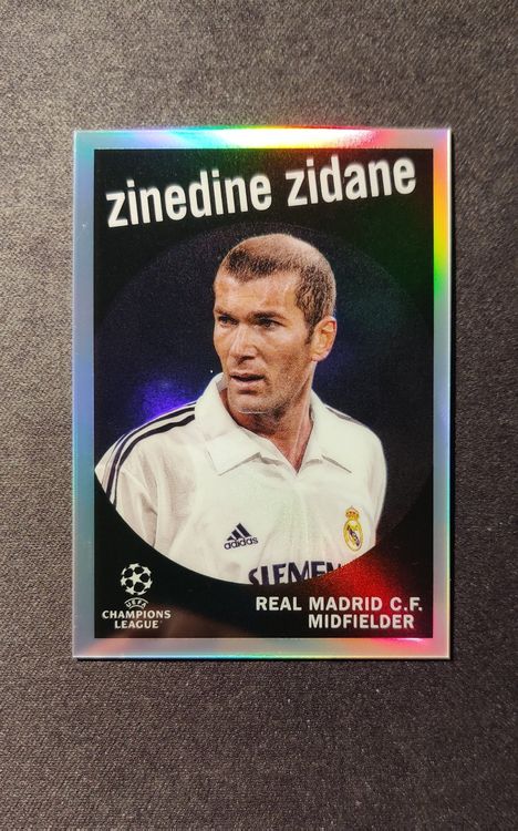 2024 Topps Chrome Insert Zinedine Zidane Real Madrid ab 1.- | Kaufen ...