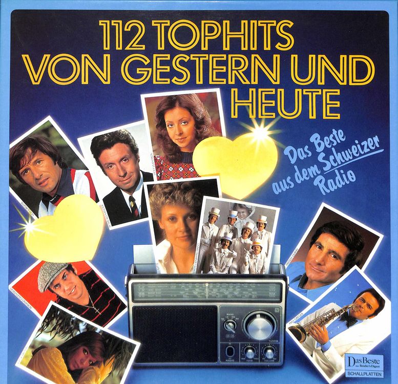 LP-Box 112 Tophits von gestern und heute 8 LPs | Kaufen auf Ricardo