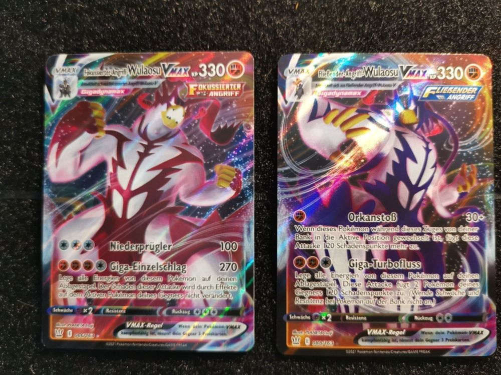 Pokémon Karten Wulaosu Vmax Set (Neu (gemäss Beschreibung)) in Basel ...