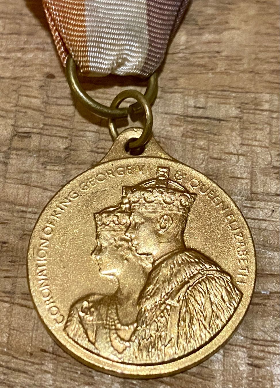 1937 KING GEORGE VI Krönung Souvenir Medaille England London (Gebraucht ...