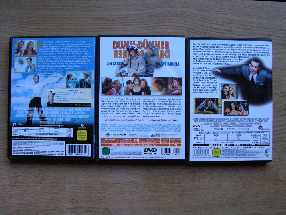 JIM CARREY DVD TRILOGIE / Dumm & Dümmer usw. | Kaufen auf Ricardo
