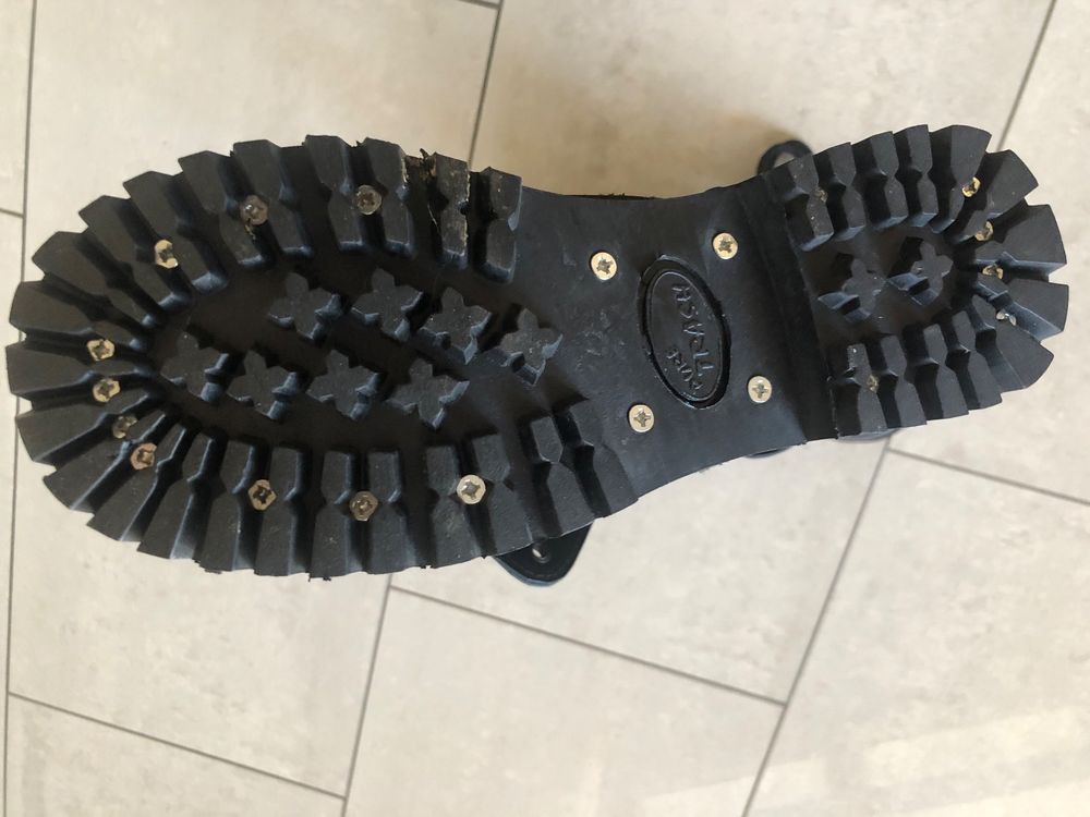 pure trash boots / Stahlkappen Stiefel / Lederstiefel (Neu (gemäss ...