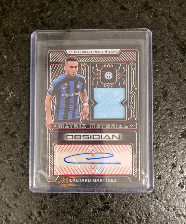 Lautaro Martinez /44 Autogramm/Relic - Inter Milan - Panini (Neu ...
