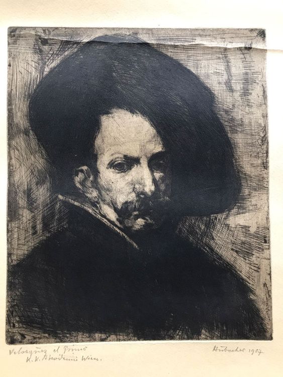 Hermann Hubacher (1885-1976) grosse Radierung (Gebraucht) in Vaduz für ...