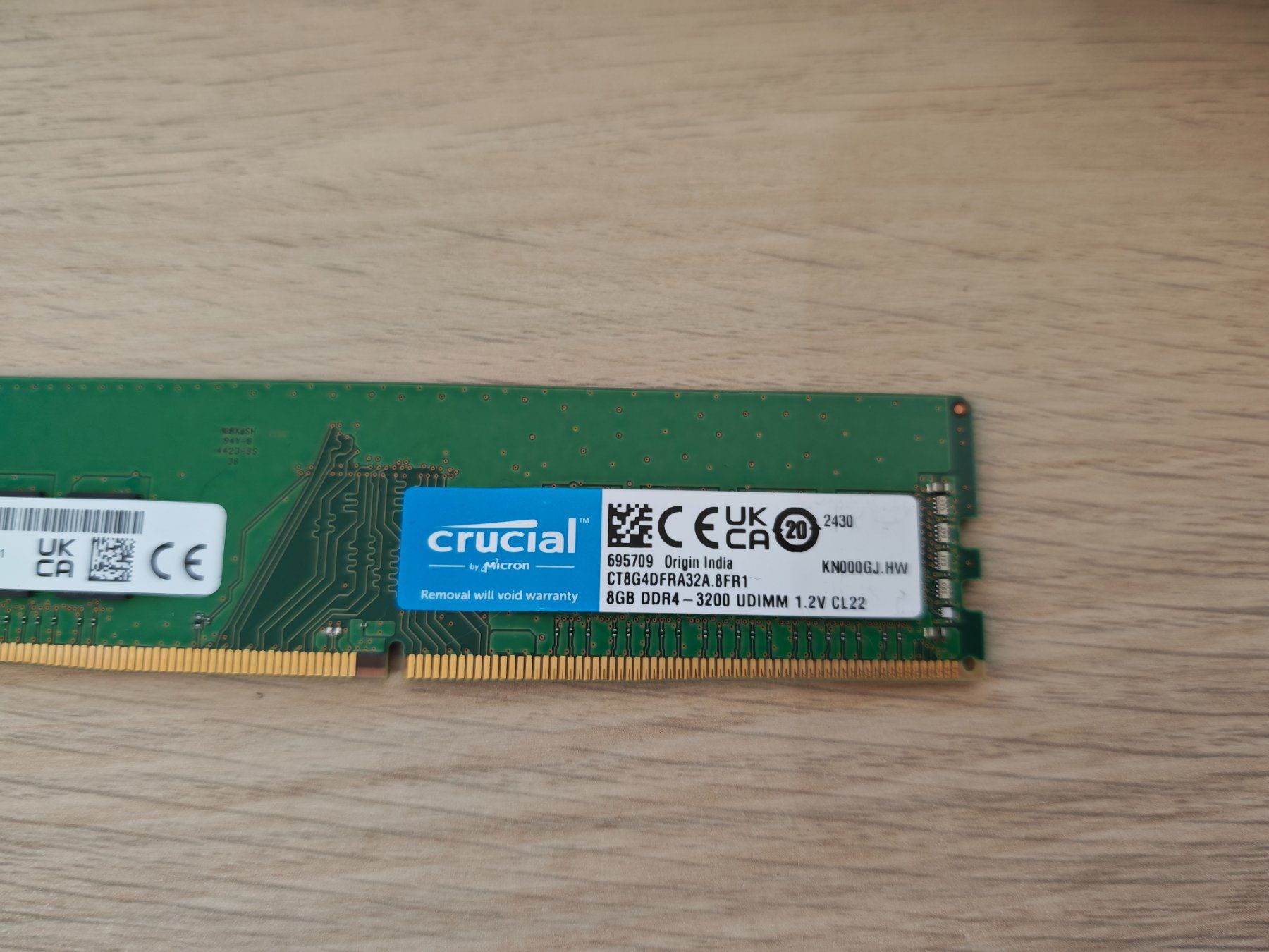 RAM Crucial DDR4 - 8GB 3200 MHz Comme Neuf (Gebraucht) in Sevaz für CHF ...
