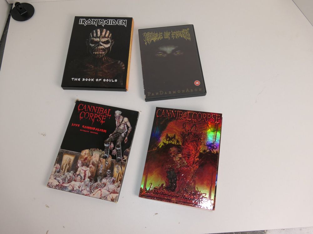 Iron Maiden Cannibal Corpse CD/ DVD SET | Kaufen auf Ricardo