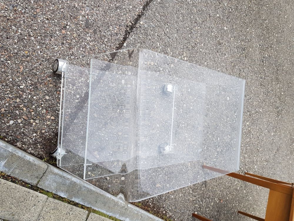 robuster Plexiglas Wagen mit Rollen Beistelltisch | Kaufen auf Ricardo