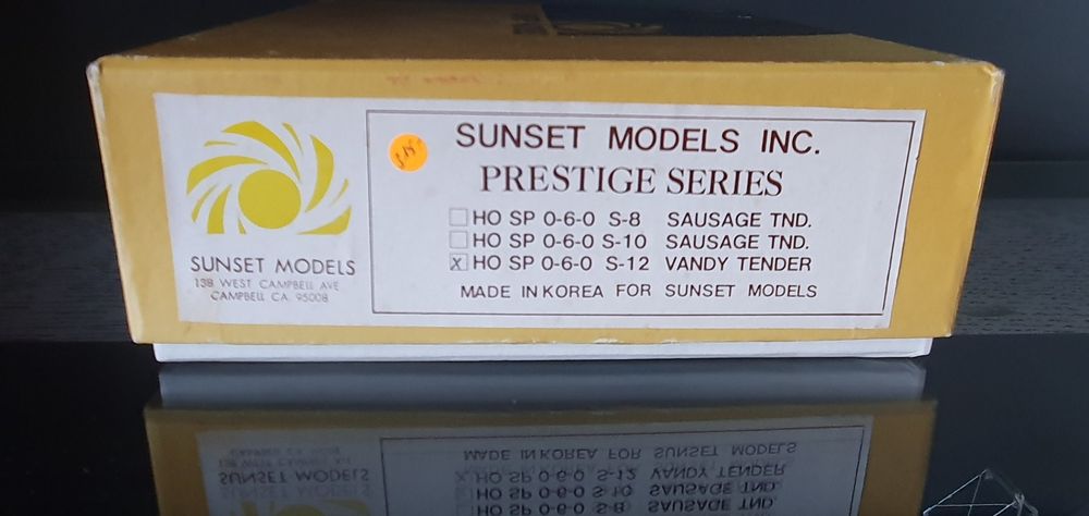 SUNSET MODELS:DC: DAMPFLOK SOUTHERN PACIFIC 1276 NEUWERTIG (Gebraucht ...