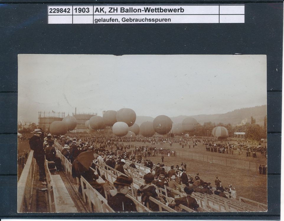 1903 AK, ZH, Ballon - Wettbewerb (Gebraucht) in Winterthur für CHF 80 – mit Lieferung auf ...