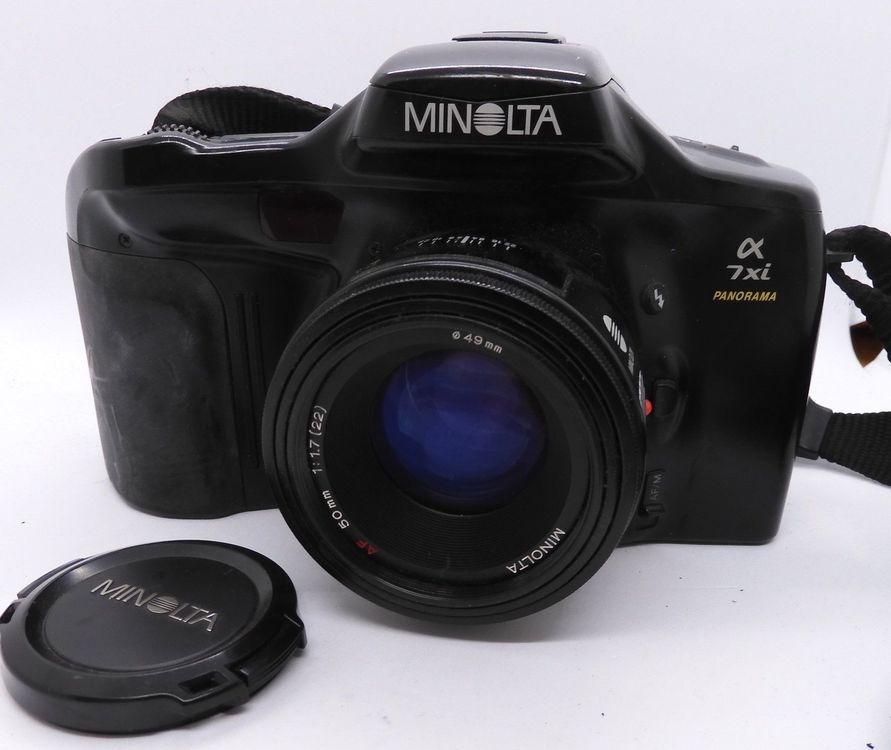 MINOLTA 7xi Spiegelreflex Kamera mit 50mm Autofocus Objektiv (Gebraucht ...