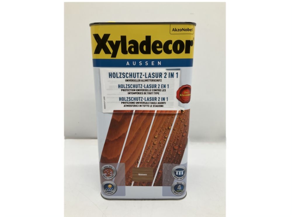 Xyladecor Holzschutz-Lasur Walnuss 2in1 5L NEU (Neu und originalverpackt) in Cham für CHF 30 ...