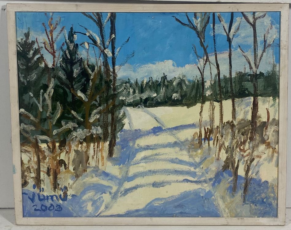 Winterlandschaft Gemälde Unleserlich Signiert (Gebraucht) in Root für CHF 5 – mit Lieferung auf ...