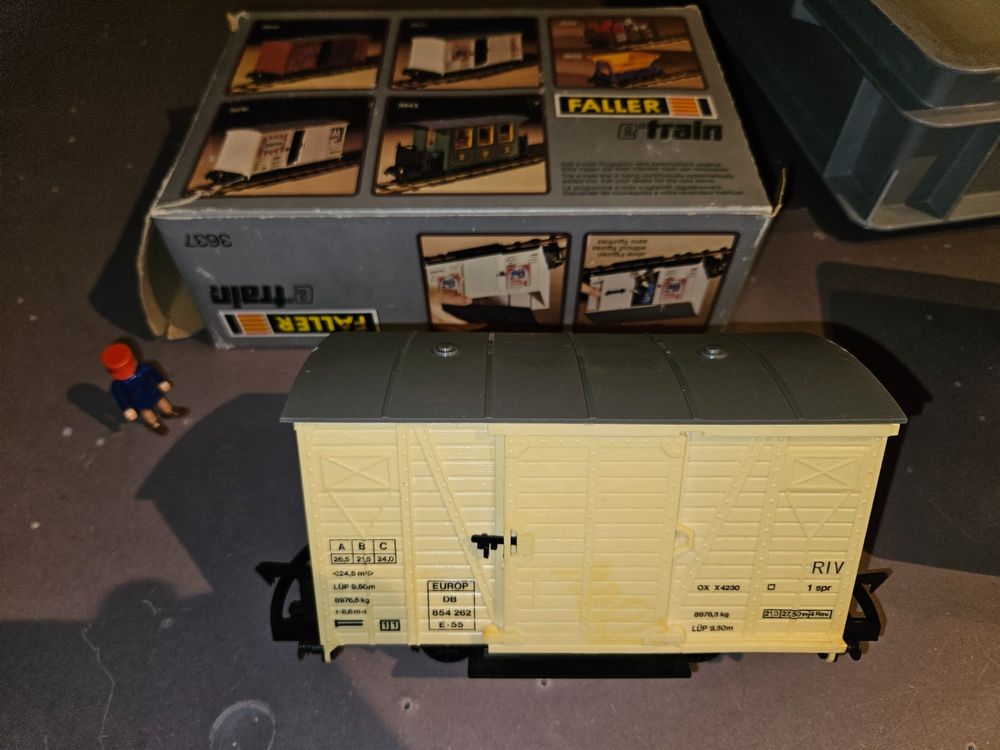 Faller Spur 0 Güterwagen neuwertig mit OVP (Neu (gemäss Beschreibung ...