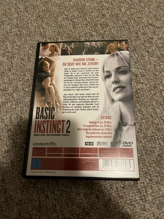Basic Instinct 2 DVD - Sharon Stone - Top Zustand! (Gebraucht) in ...