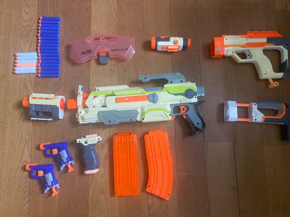 Nerf gun mit Zubehör | Kaufen auf Ricardo