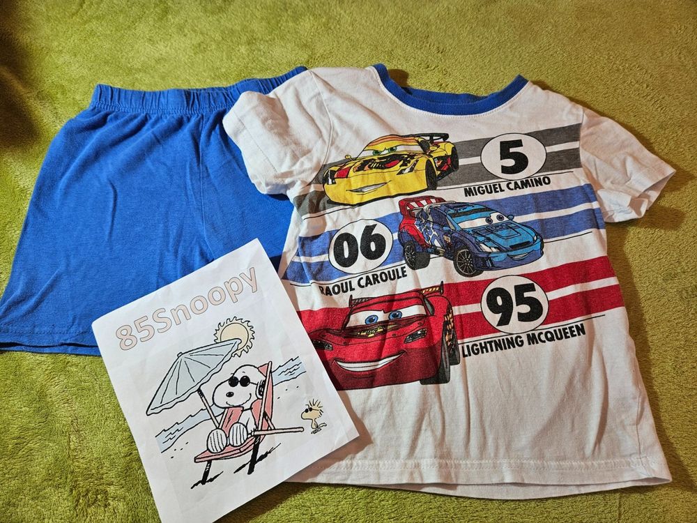 104 / 110 *** (Gr. 5Y) Pyjama kurzarm Cars Disney MC Queen | Kaufen auf Ricardo