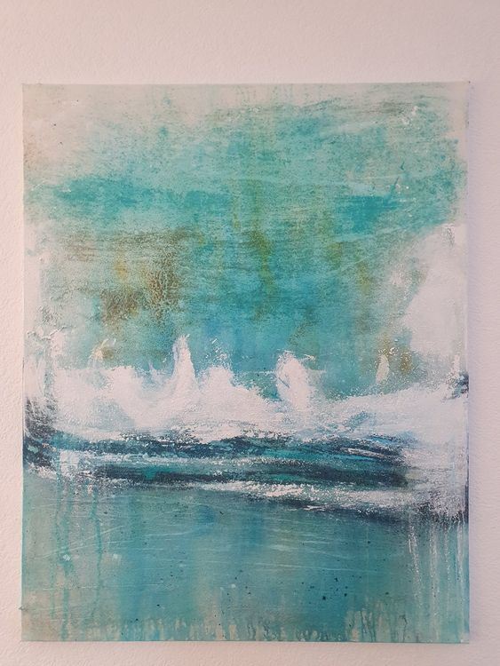 Acryl Bild auf Leinwand - Unikat | Kaufen auf Ricardo