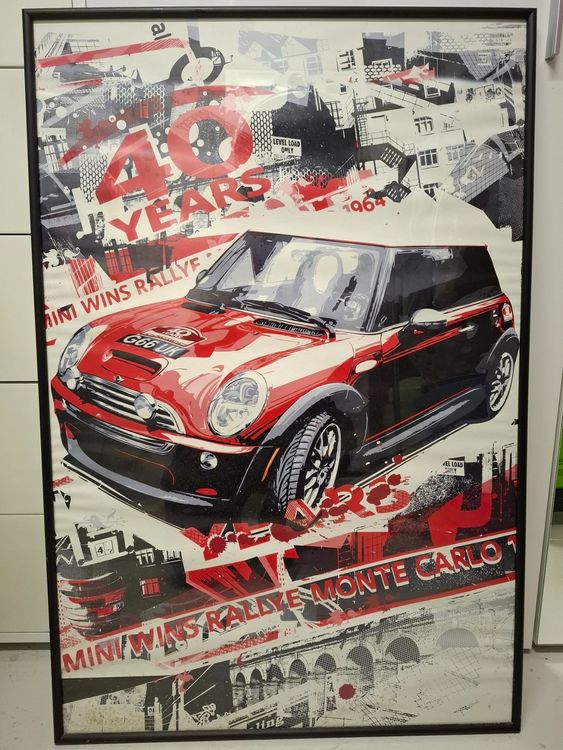 Mini Cooper Poster 40 Jahre Monte Carlo Rallye (Gebraucht) in Grenchen ...