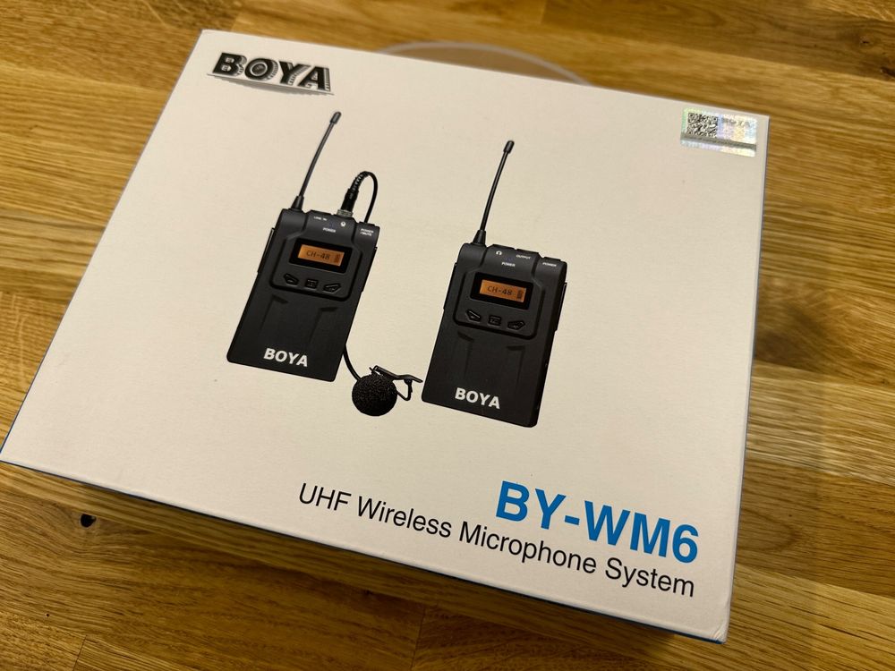 Boya BY-WM6 Funkstrecke für die mobile und kabellose Tonauf (Neu und ...