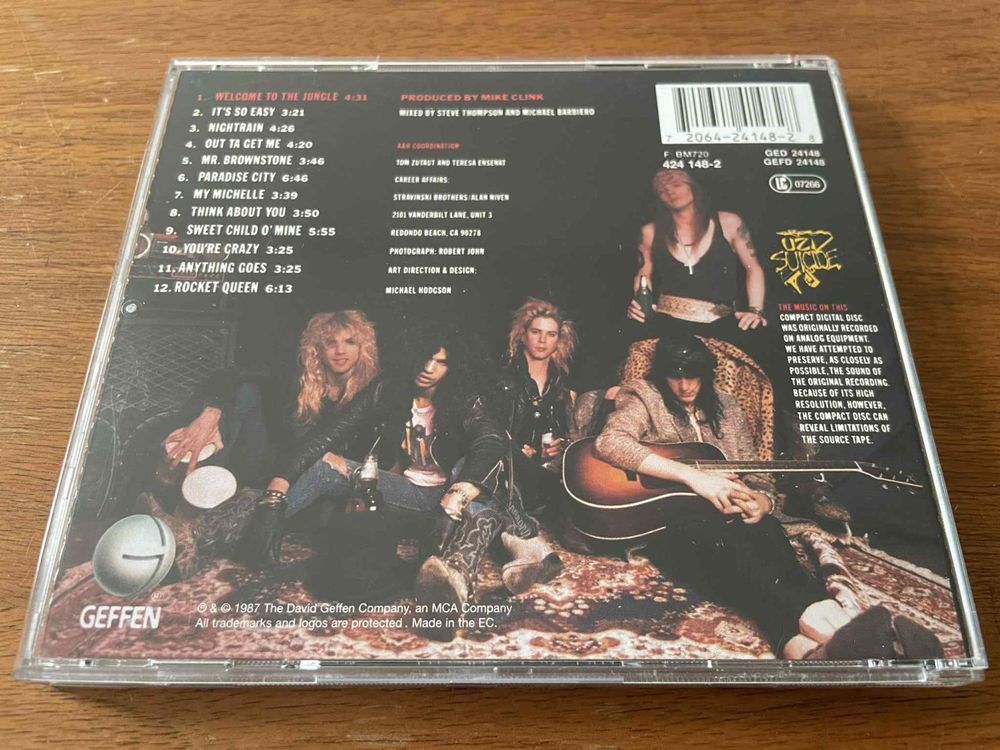 Guns N' Roses – Appetite For Destruction CD (Gebraucht) in Lausanne für ...