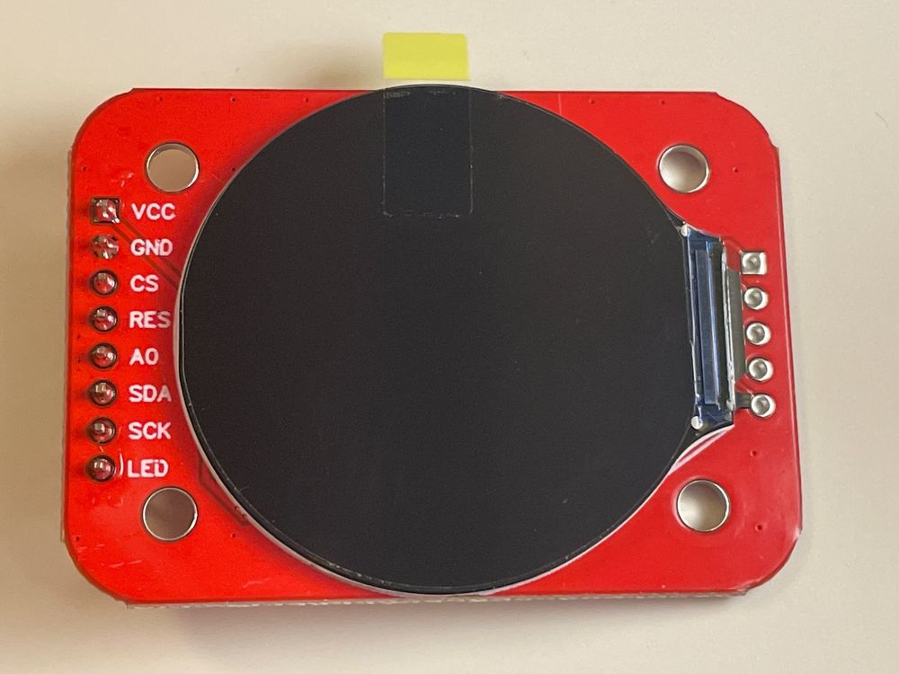 Ecran couleur LCD 1.28" TFT SPI pour Arduino / Raspberry pi | Kaufen ...