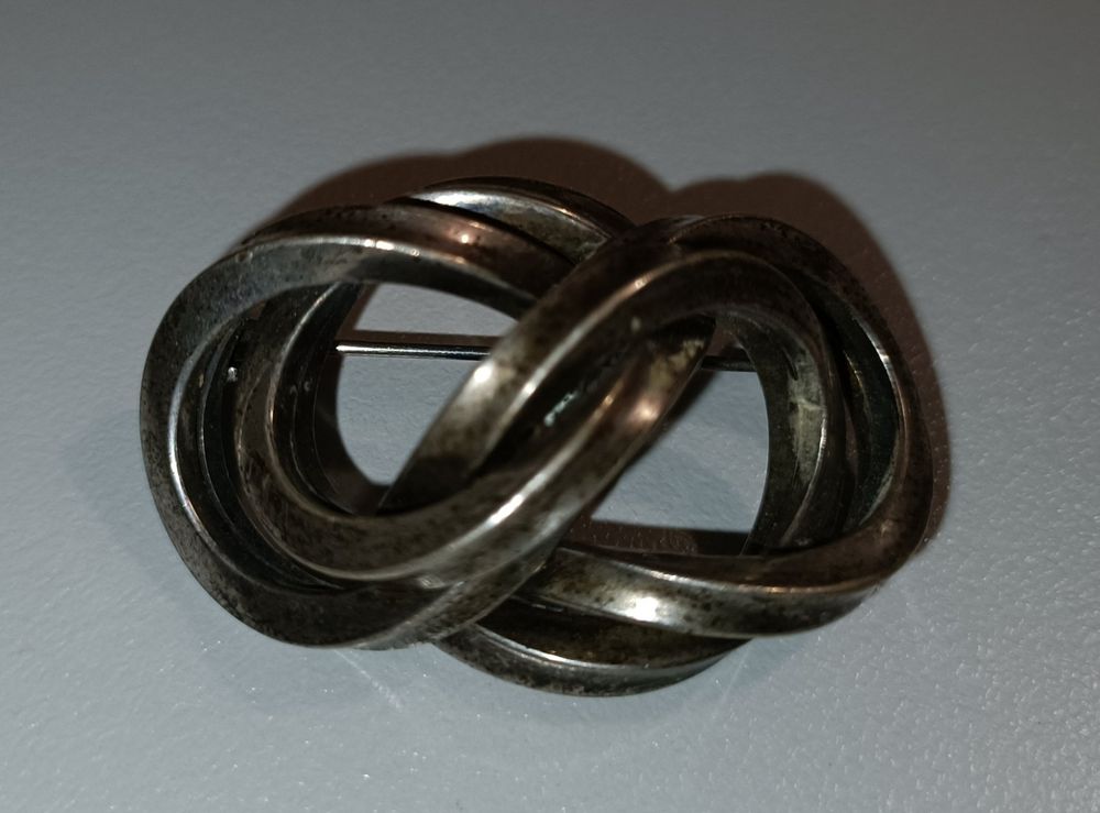 Vintage Brosche Knoten Silber 925 | Kaufen auf Ricardo