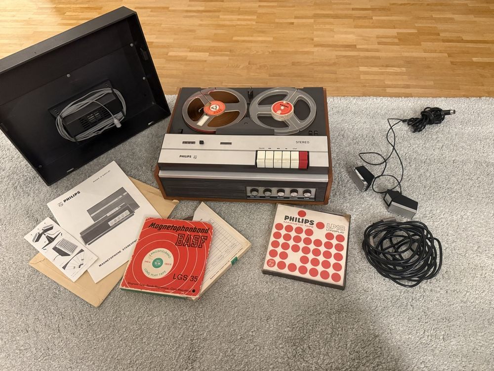Philips Tonbandgerät Stereo Rarität, Vintage Philips EL 3555 (Gebraucht ...