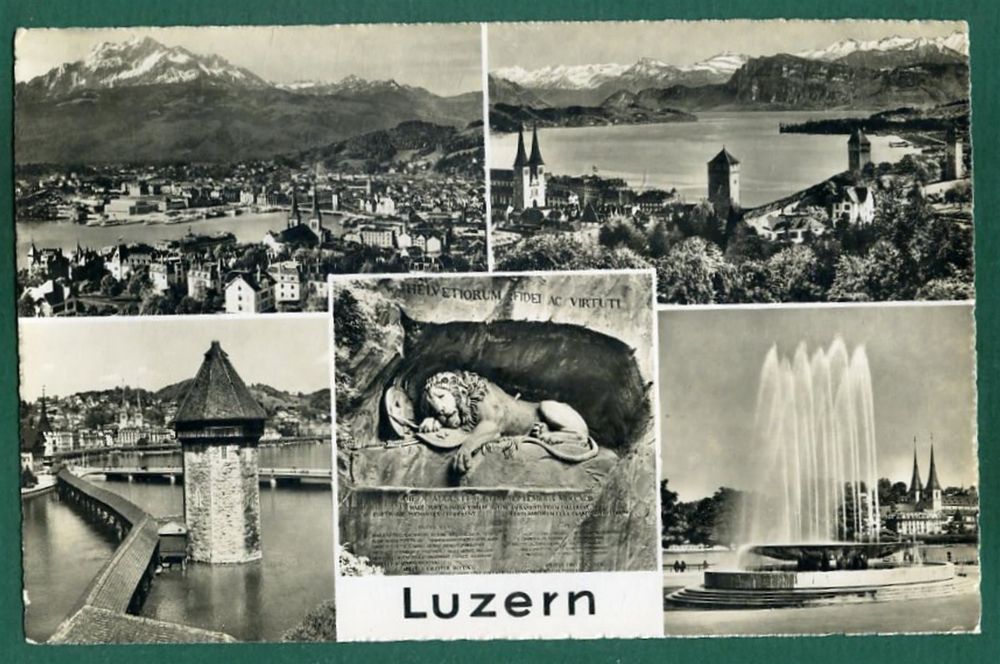 Luzern, 5 Ansichten (Gebraucht) in Sargans für CHF 1 – mit Lieferung auf Ricardo kaufen