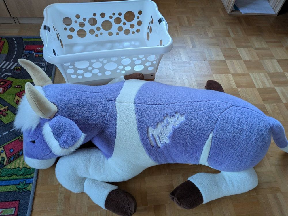 Milka Kuh Stofftier, sehr gross (Gebraucht) in Liestal für CHF 1 – nur ...