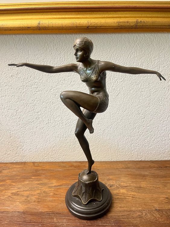 Art Deco Bronze Skulptur Ferdinand Preiss: Signiert (Gebraucht) in Cham ...