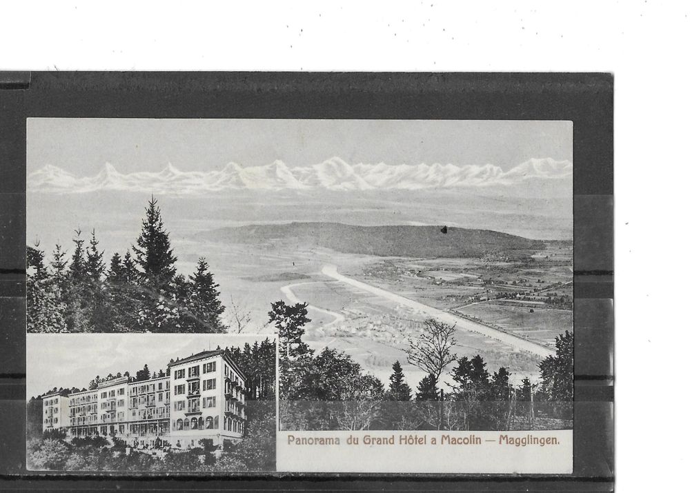 BE Panorama du Grand Hôtel a Macolin-Magglingen 1917 (Gebraucht) in ...